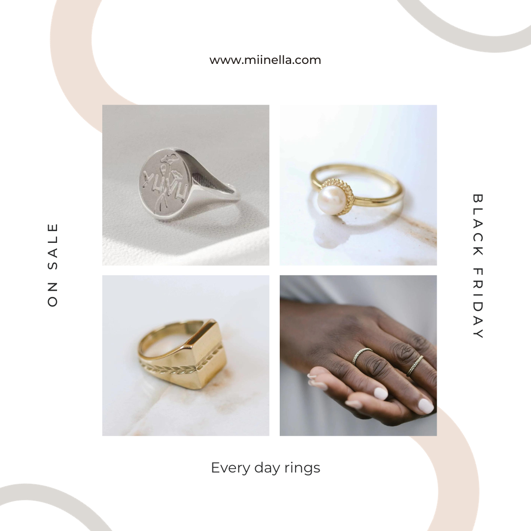 BLACK FRIDAY: Everyday Rings – Miinella Jewellery